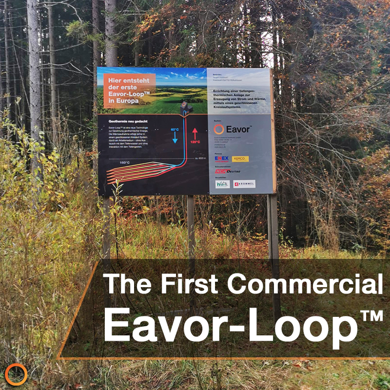 Groundbreaking ceremony for the drilling site of the Eavor-Loop ...