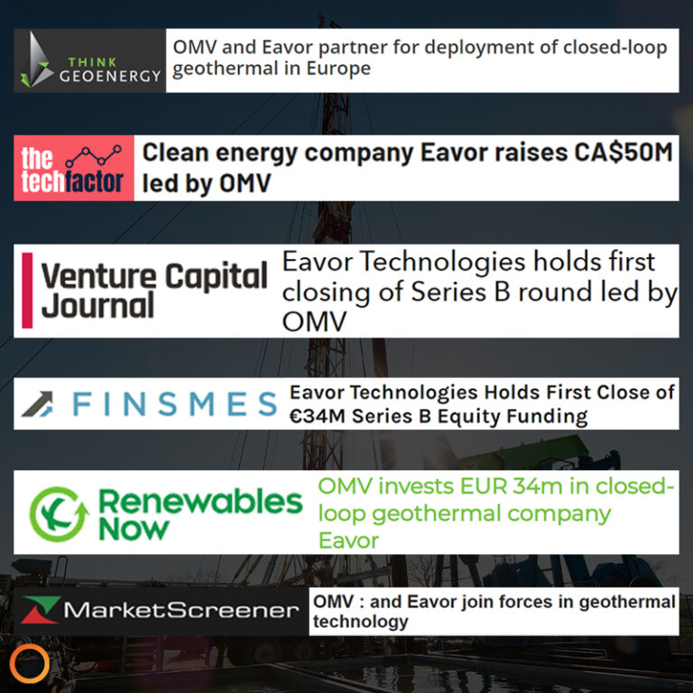 Great interest is generating around Eavor’s landmark partnership with ...
